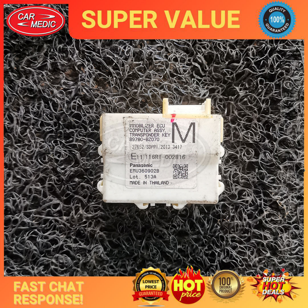 [89780-BZ070] Original Perodua Myvi Axia Bezza Immobilizer ECU ...