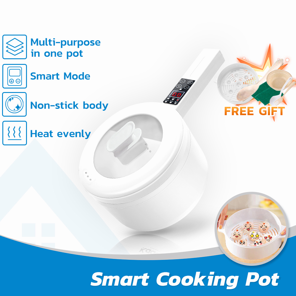 【FREE GIFT】電煮鍋 2.0L Multifunction Electric Smart Cooking Pot Multi ...