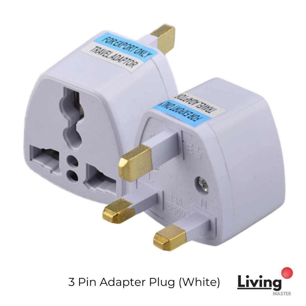 Multipurpose Plug Adaptor 3-Pin Universal Adapter Plug Head UK Adaptor ...