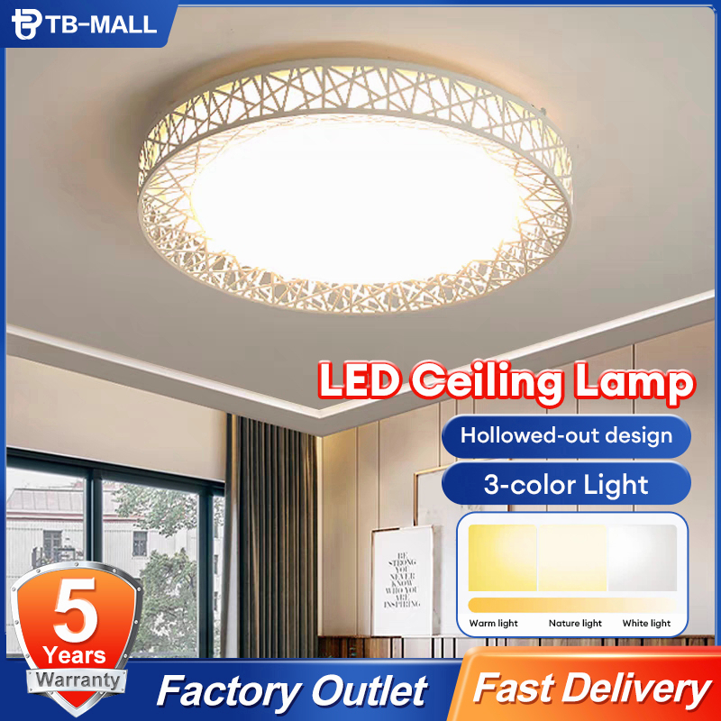 LED Ceiling Light Bird Nest Round Lamp Modern Fixtures For Living Room ...