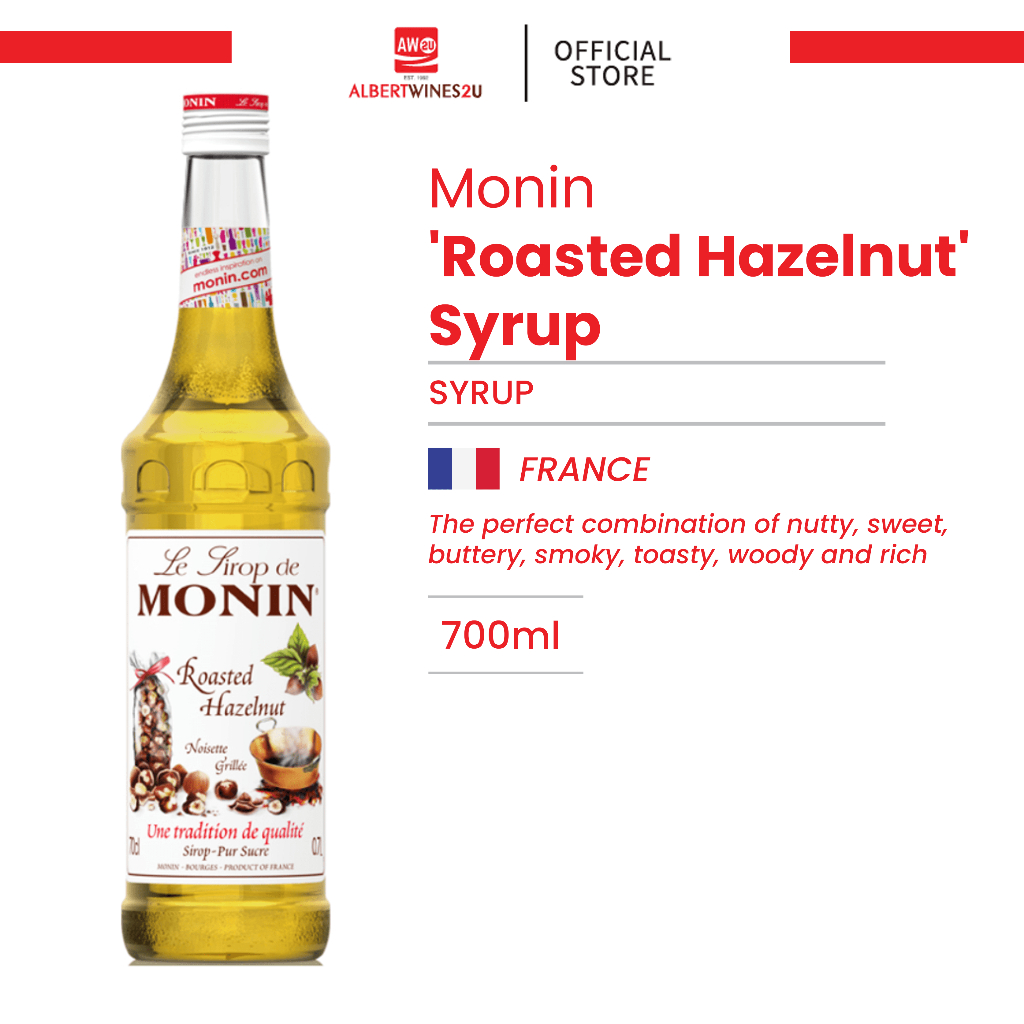 Monin 'Roasted Hazelnut' Syrup Cocktail Mocktail 坚果 糖浆 | Shopee Malaysia