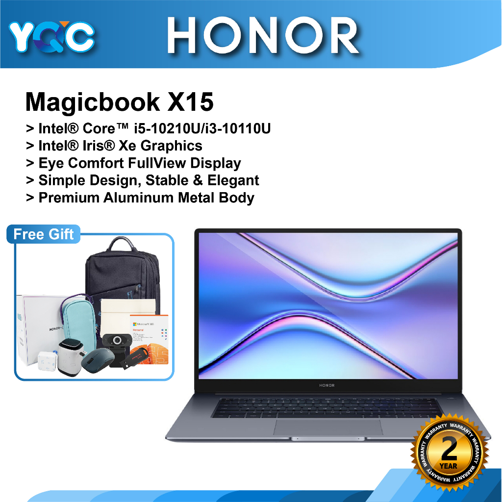 Honor MagicBook X 15 i5 / i3 ( 8GB RAM | 512GB SSD / 256GB SSD) - 100% ...