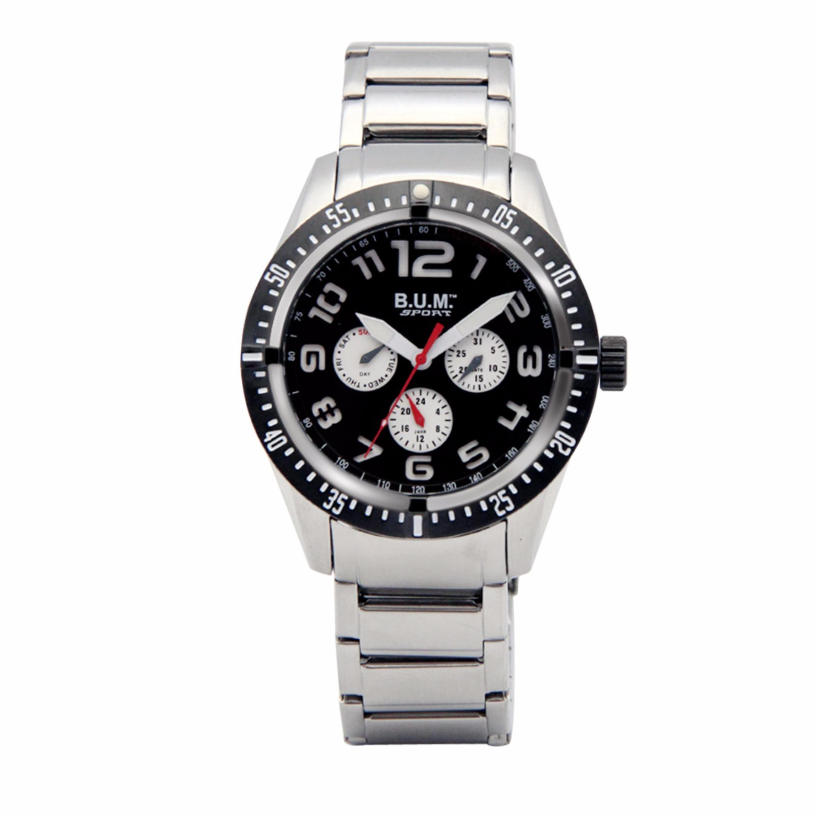 BUM Equipment Quartz Multi-Functions Stainless Steel or Genuine Calf ...
