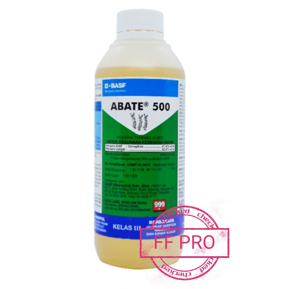 BEST SALLERS BASF ABATE 500E® 1L LAVACIDING UBAT JENTIK2 PESTICIDE PEST ...