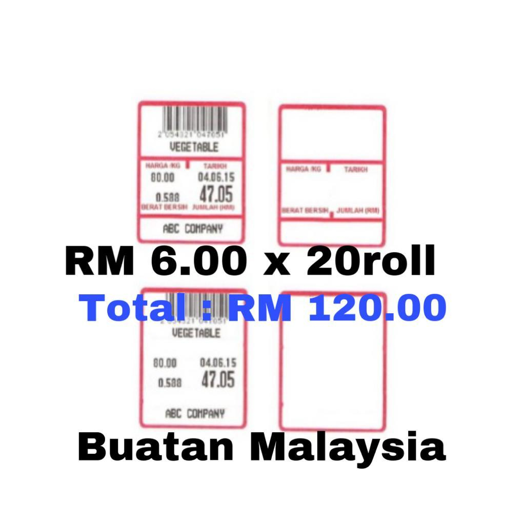 PENIMBANG LABEL UNTUK SEMUA JENIS TIMBANG JENAMA ASHICA RONGTA DIGI ...