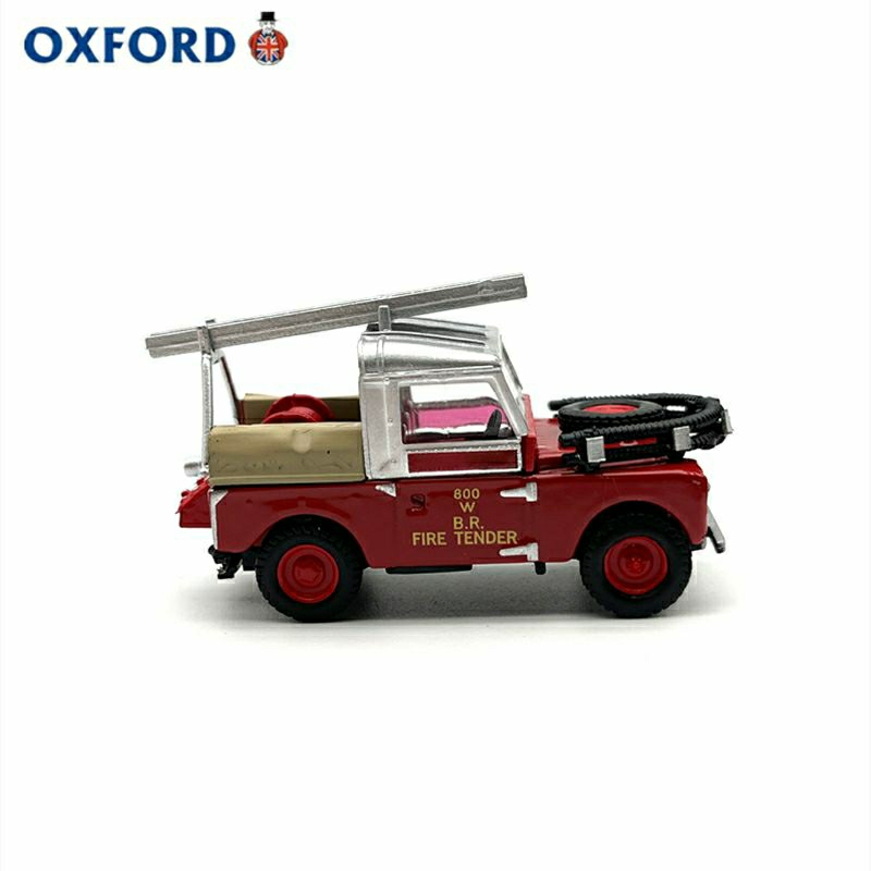 Land Rover Defender Fire Truck 1/76 Oxford Diecast display model ...