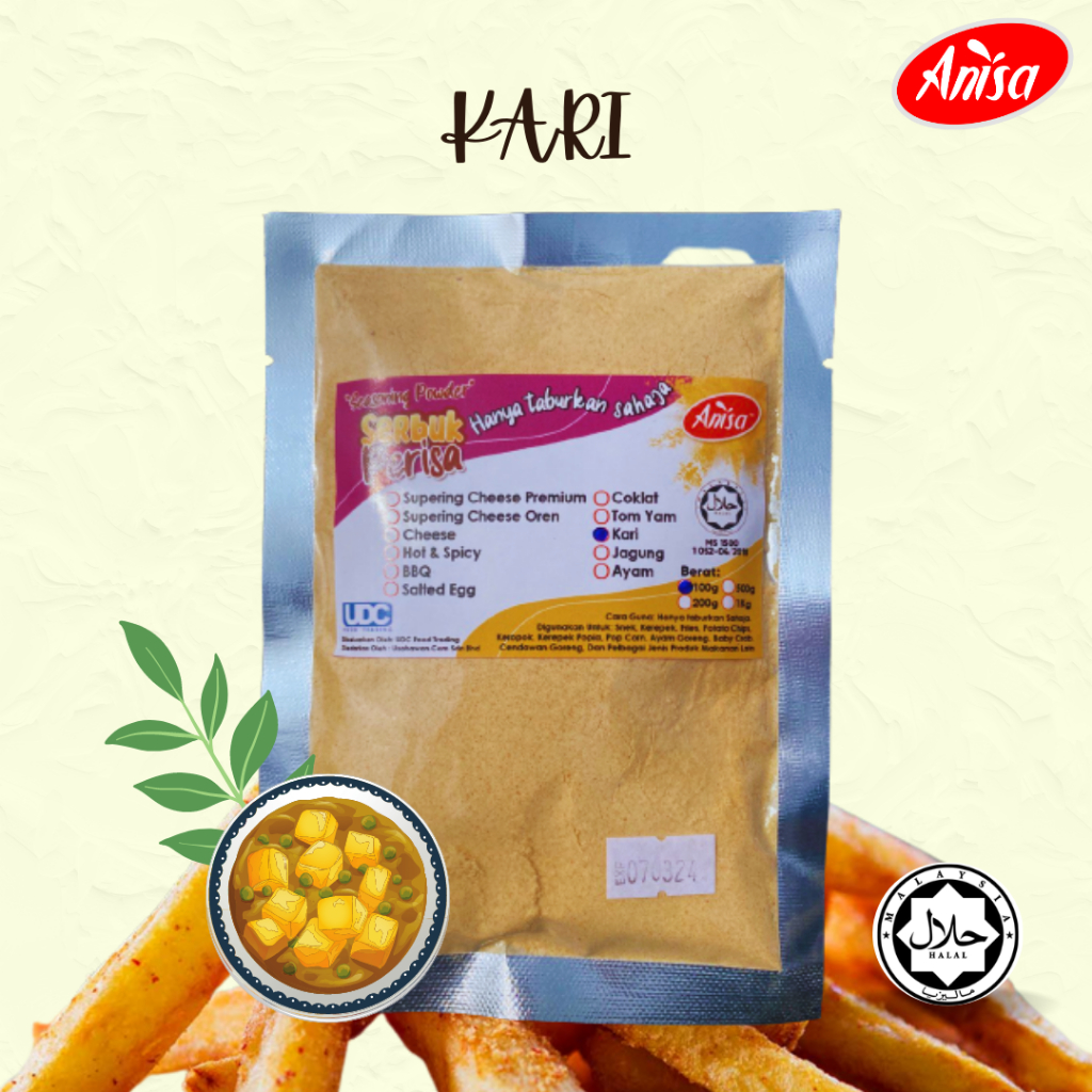 Serbuk Perisa Kerepek KARI Viral!!! / Viral KARI Seasoning Powder ...