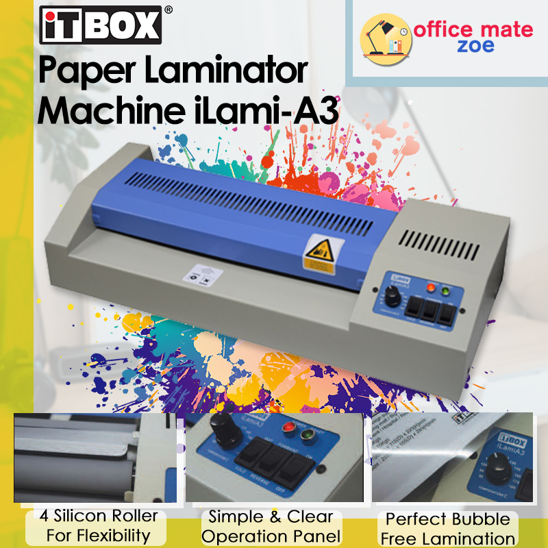 Itbox Laminating Machine A4 A3 Size Ilamia3 Laminator Hot And Cold