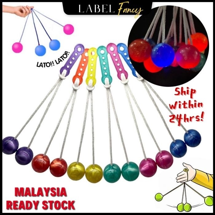 [Cheapest] Lato Lato Mainan Viral Murah Mainan Budak Click Clack Ball ...
