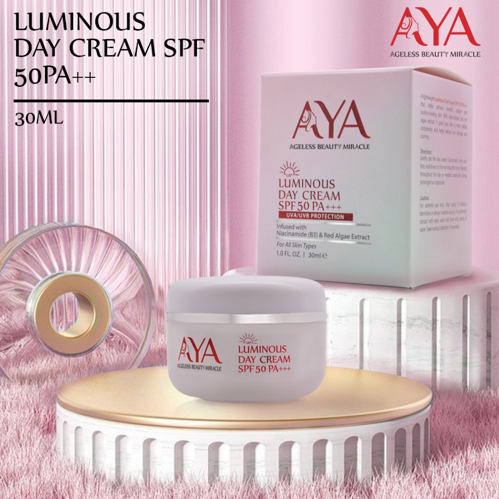 AYA Luminous Day Cream SPF 50 PA+++ 30g | Shopee Malaysia