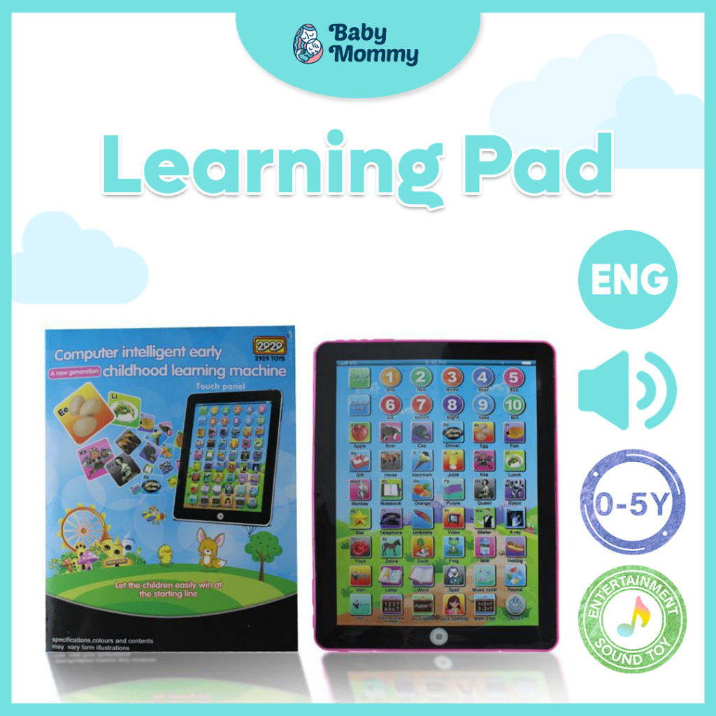🇲🇾 Ready Stock Kids Early Learning Education Touch Screen Mini iPad ...