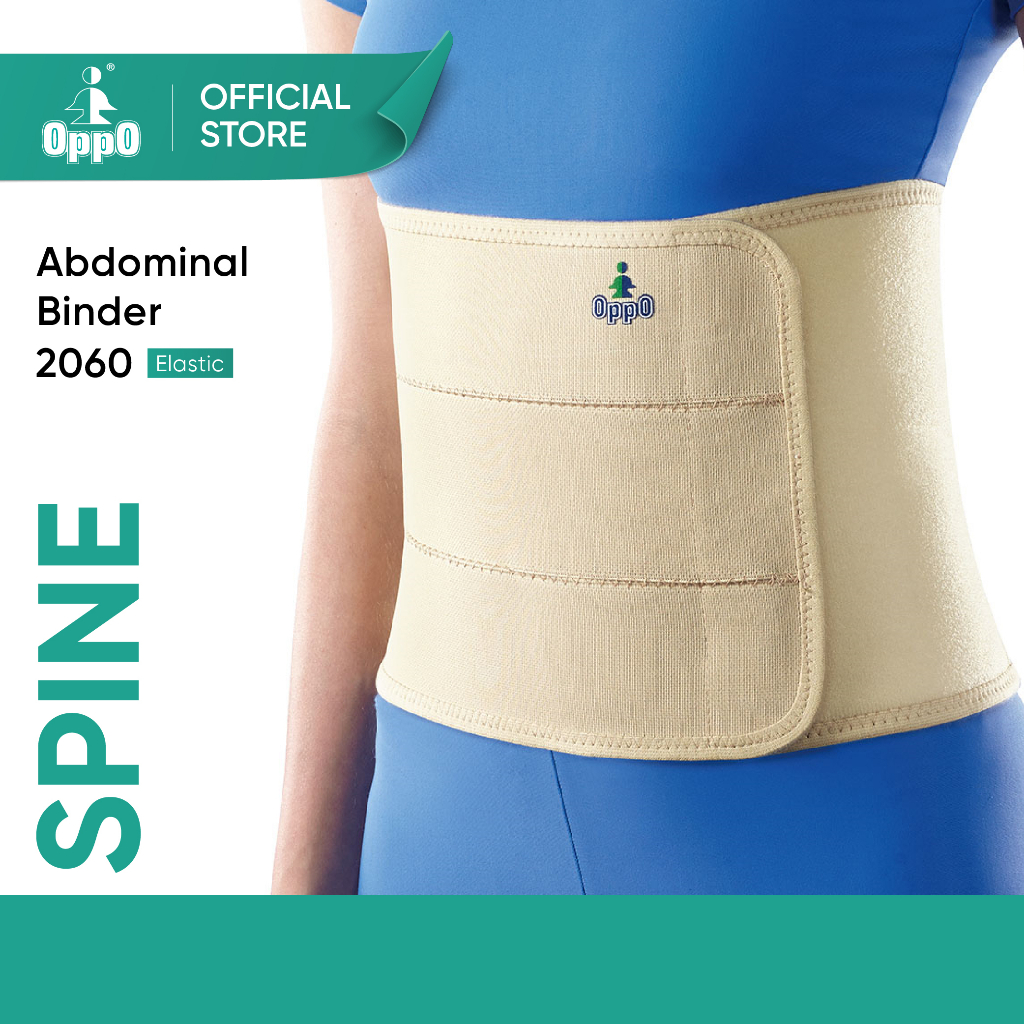 OPPO Elastic Abdominal Binder 2060 Waist Back Pain Belt Wrap Corrector ...