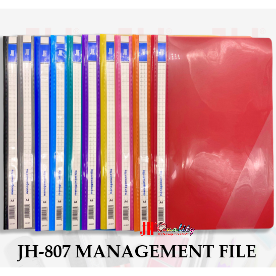 JOO HUAT JH-807 A4 Colour Management File Fastener File School Office ...
