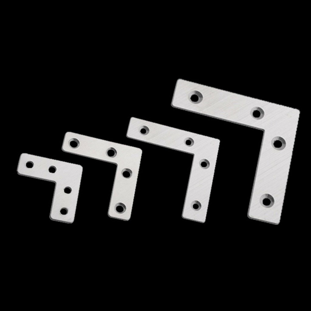 MKR 201 Stainless Steel 90° Angle Plate Corner Brace Flat L-Shape ...