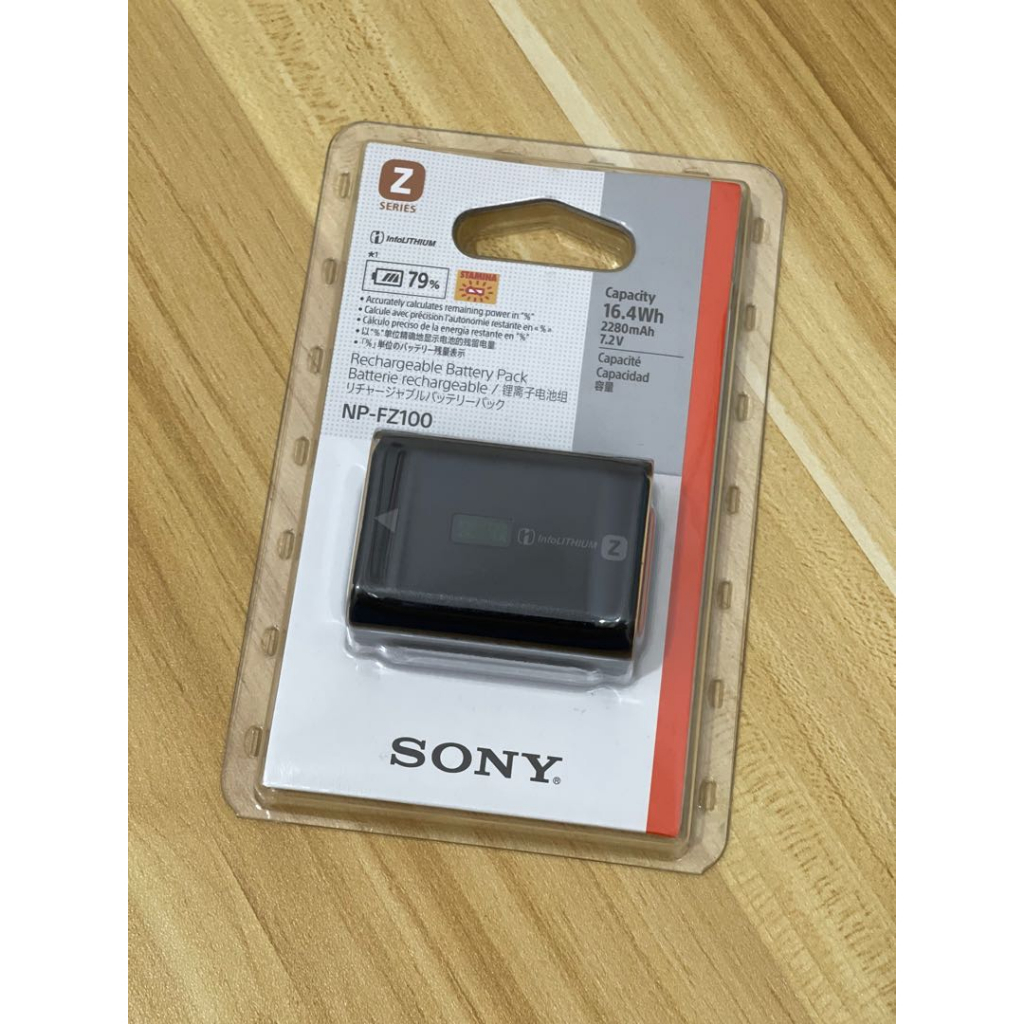 ony NP-FZ100 Rechargeable Lithium-Ion Battery (2280mAh) for Alpha A1, A9 II, A9, A7S III, A7R ...