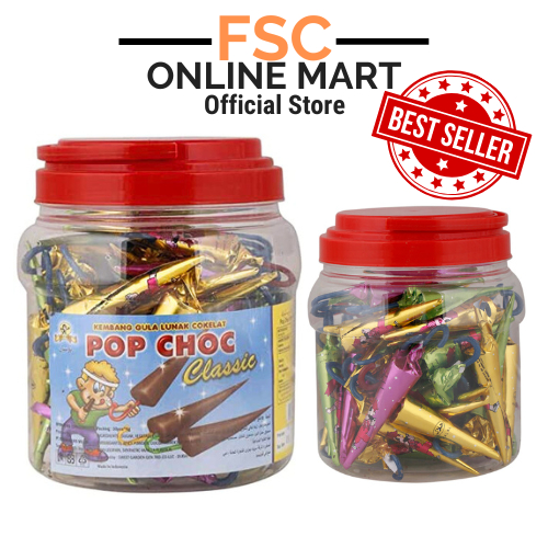 [FSC] Pusan Pop Choco Umbrella Chocolate 5gm x 50stick (Chocolate ...