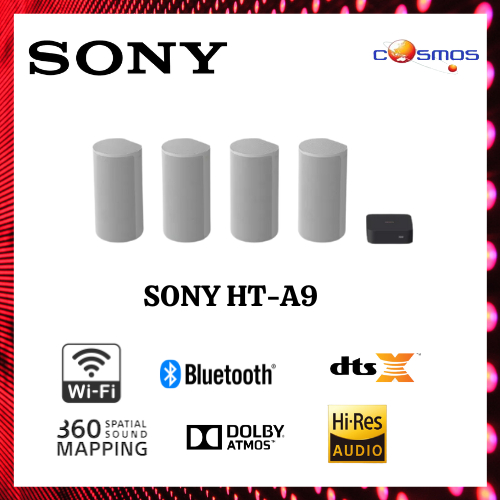 Sony HT-A9 360 Spatial Sound Mapping Dolby Atmos®/DTS:X® Home Theatre ...