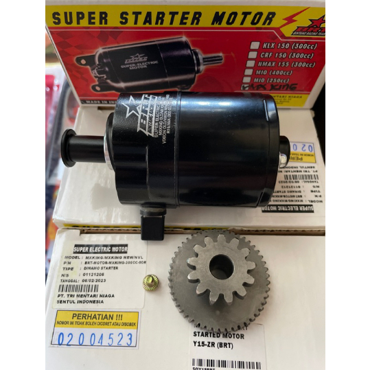 BRT RACING Y15 V1-V2 / Y16 / R15 V3 / FZ150 SUPER STARTER MOTOR ...