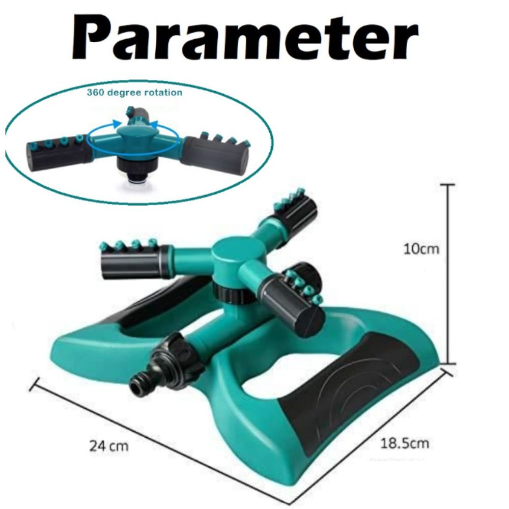 Lawn Sprinkler Automatic 360° Water Sprinkler Garden Micro Head Garden ...