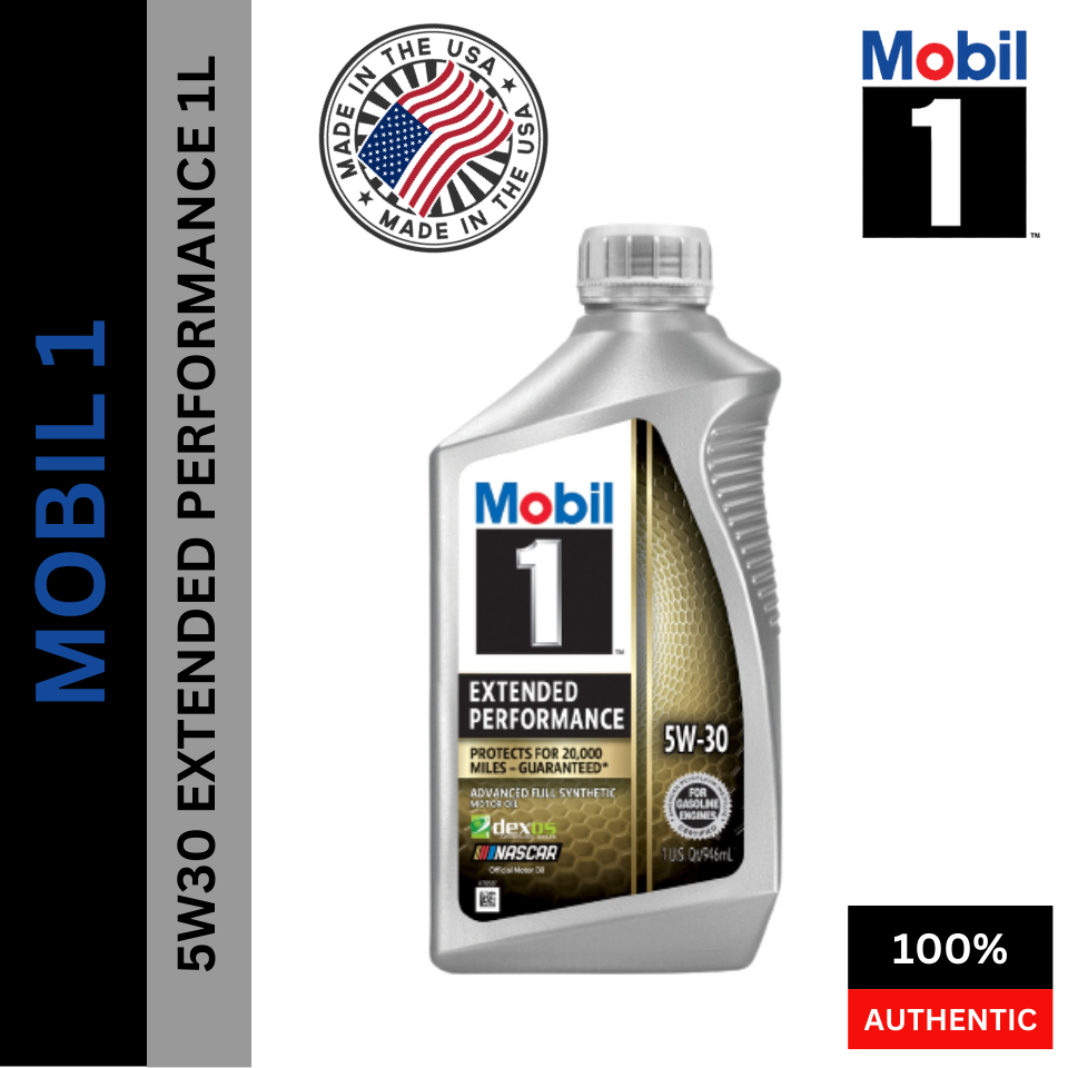(112627GOLD) (MADE IN USA) Mobil 1 Extended Performance Car Engine Oil ...