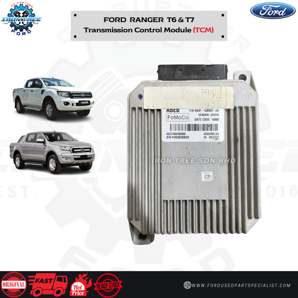 TCM Ford Ranger T6 & T7 Code : ABAB & ABEB (Original Used) | Shopee ...