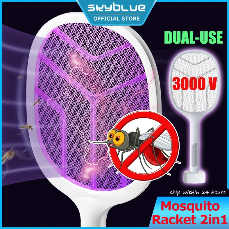 Skyblue Mosquito Killer Net Racket USB Rechargeable With Nyamuk ...