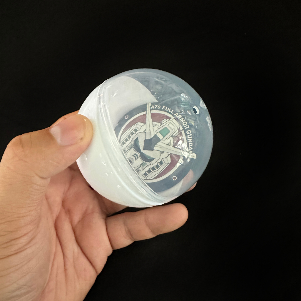 7.5cm/75mm Gacha Capsule Ball Round Transparent Plastic Gashapon Ball ...