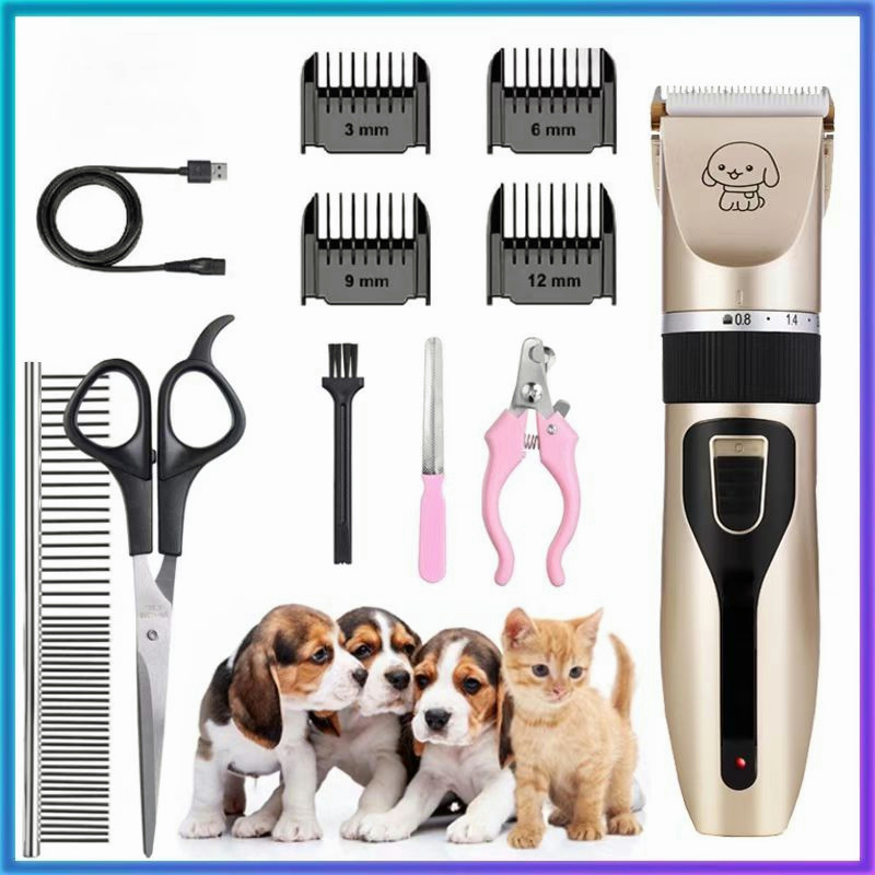 🥇Really stock🥇Pet Hair Clipper Grooming Kit Animal Pet Shaver Cat Dog ...