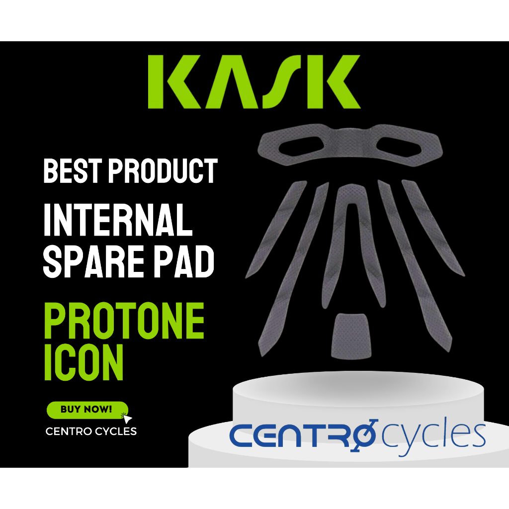 KASK: Cycling Helmet Internal Spare Pad - Protone Icon | Shopee Malaysia