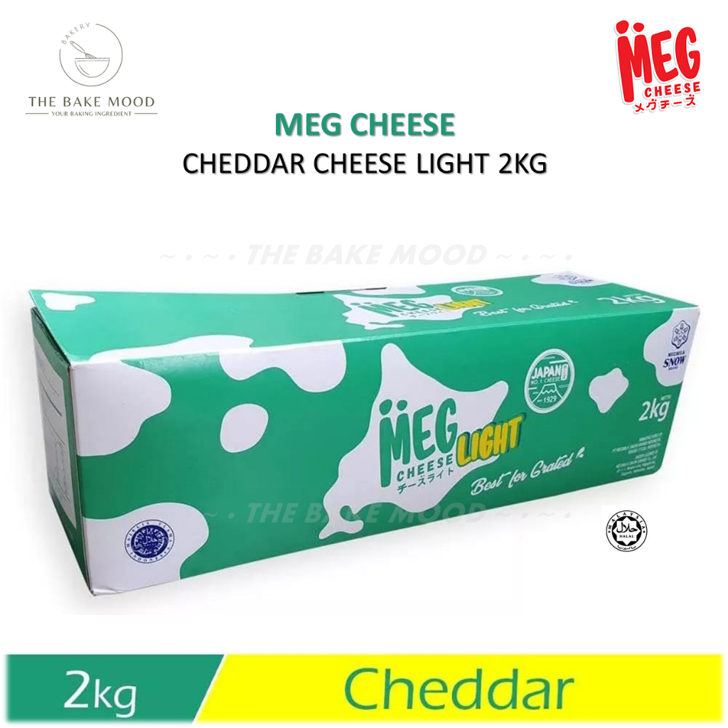 [Ready Stock] Snow Brand Meg Cheddar Cheese Light 2KG JAPAN NO. 1 ...