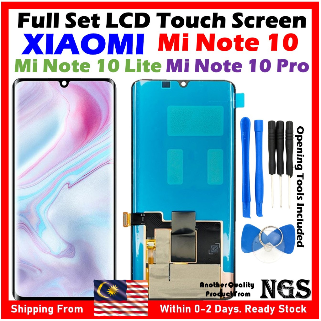 ORI NGS AMOLED Full Set LCD Compatible For XIAOMI Mi Note 10 / XIAOMI Note 10 Lite / XIAOMI Note ...
