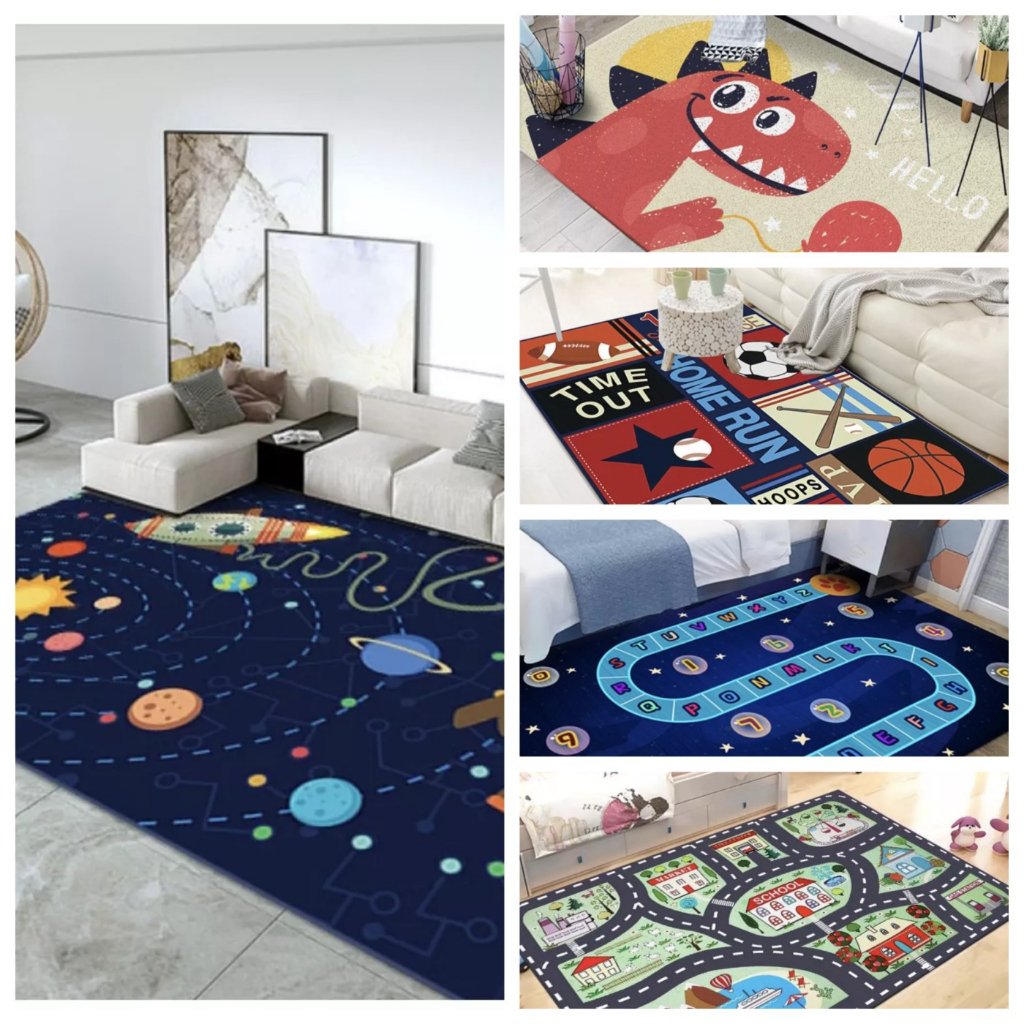 New 3D Printed Modern Design Carpets for Kids - M/L/XL Sizes - Perfect ...