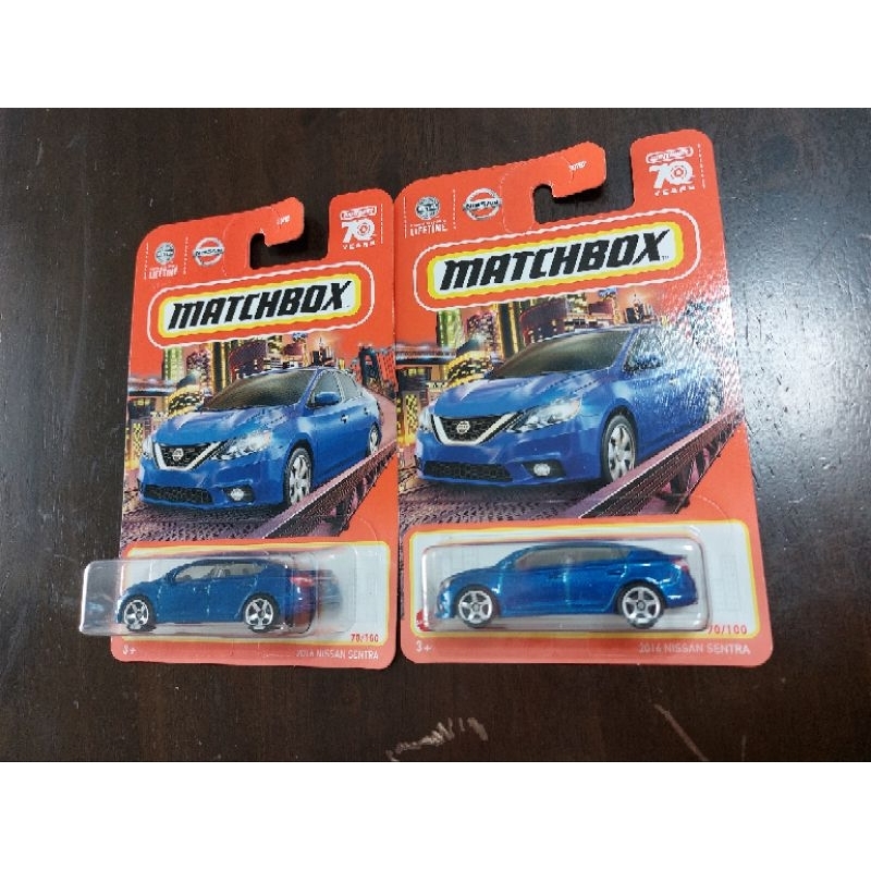 Matchbox 2016 Nissan Sentra (Blue) 70/100 collection | Shopee Malaysia