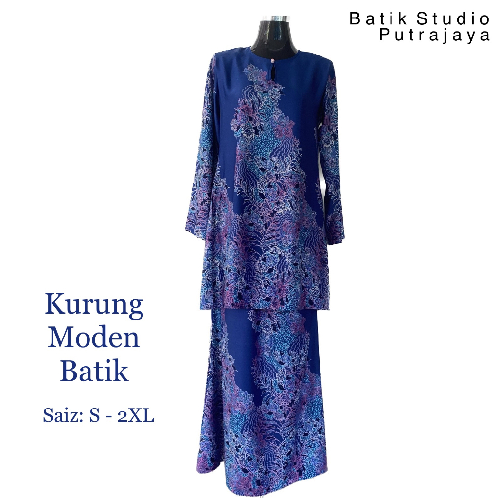Kurung Moden Batik Blumea | Shopee Malaysia