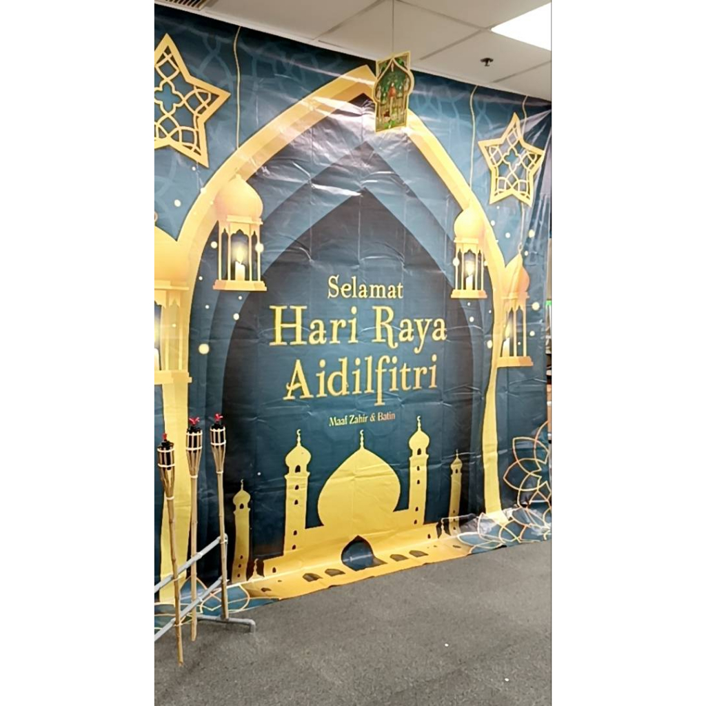 Banner Perayaan / Acara / Hiasan / Pesta / Festival - Hari Raya ...