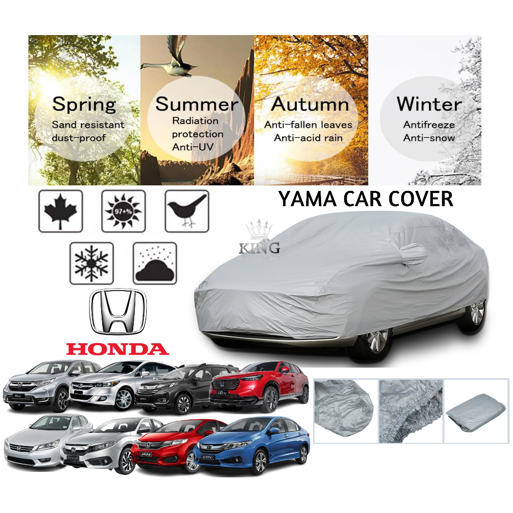 Yama Car Cover For HONDA City Civic BR-V CR-V HR-V CR-Z Accord Jazz ...
