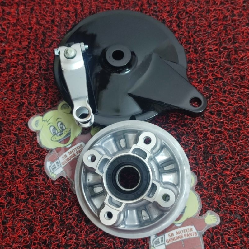 PENUTUP BRAKE BELAKANG YAMAHA SRLZ SRLZR LC135 4S V1-V6 REAR BRAKE HUB ...