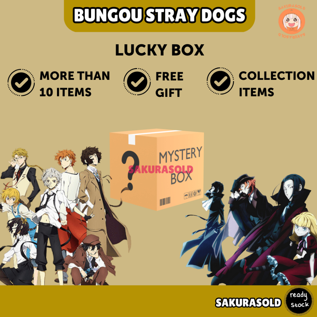 Bungou Stray Dogs Gift Box Anime Lucky Box Anime Gift Box Bungou ...