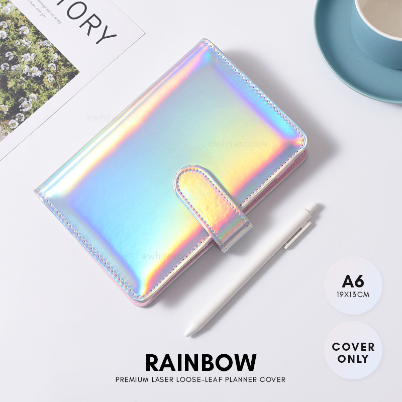 Whitespace A6 Premium Laser Cash Planner Set Binder Macaron PU Leather ...