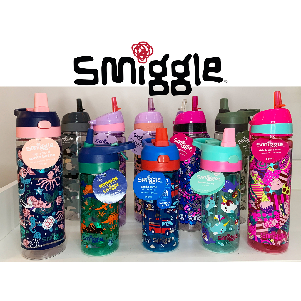 SMIGGLE Botol Air Kanak-Kanak Water Bottle BPA Free PART 1 | Shopee Malaysia