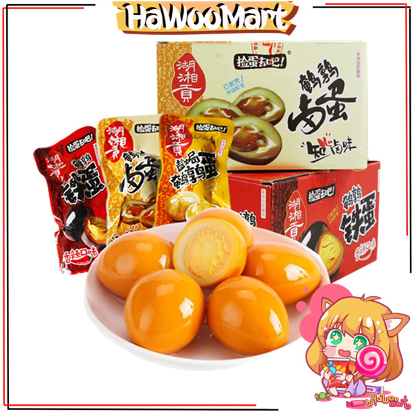 【湖湘贡】3颗装 无壳 鹌鹑蛋 卤蛋 铁蛋 知心 香辣蛋 盐焗 泡椒 15g 20g | Shopee Malaysia