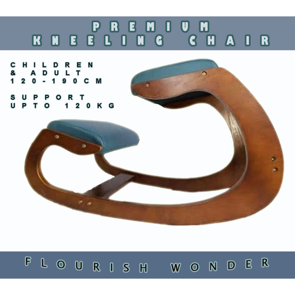 Posture Correcting Kneeling Chair Solid Wood Study Chair for Children ...