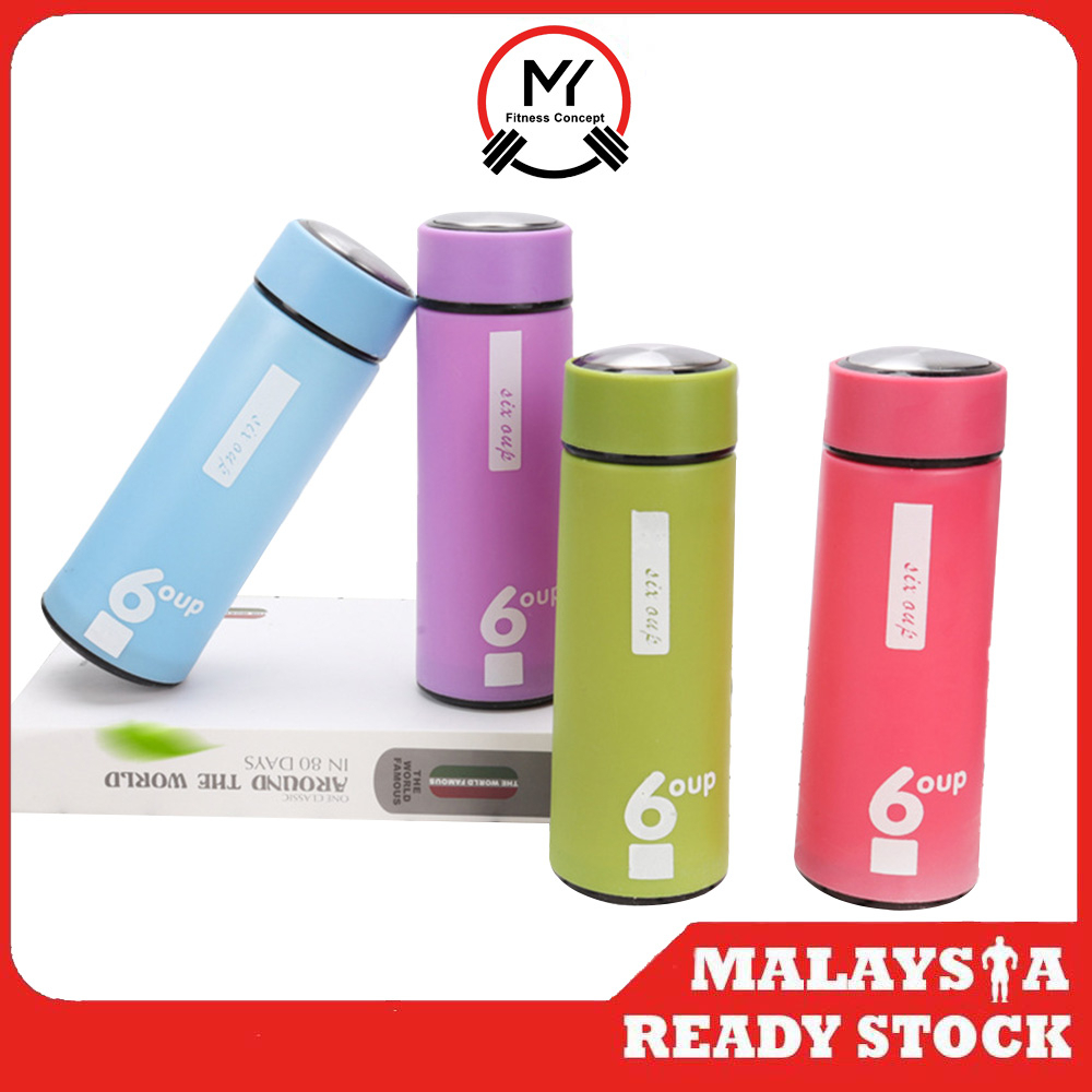 MY Fitness 450ml Botol Minuman Botol Air Kaca 6oup Glass Bottle Student ...
