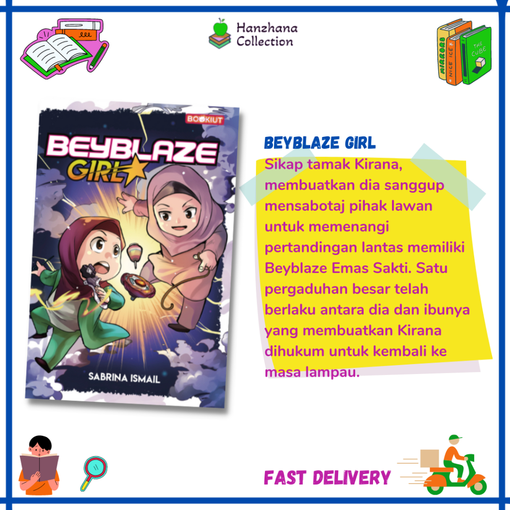 Novel Bookiut : Beyblaze Girl by Sabrina Ismail | Shopee Malaysia