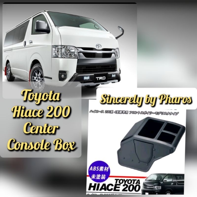 [ Pharos ] Toyota Hiace 200 Center Console Box Drink Holder Organiser ...