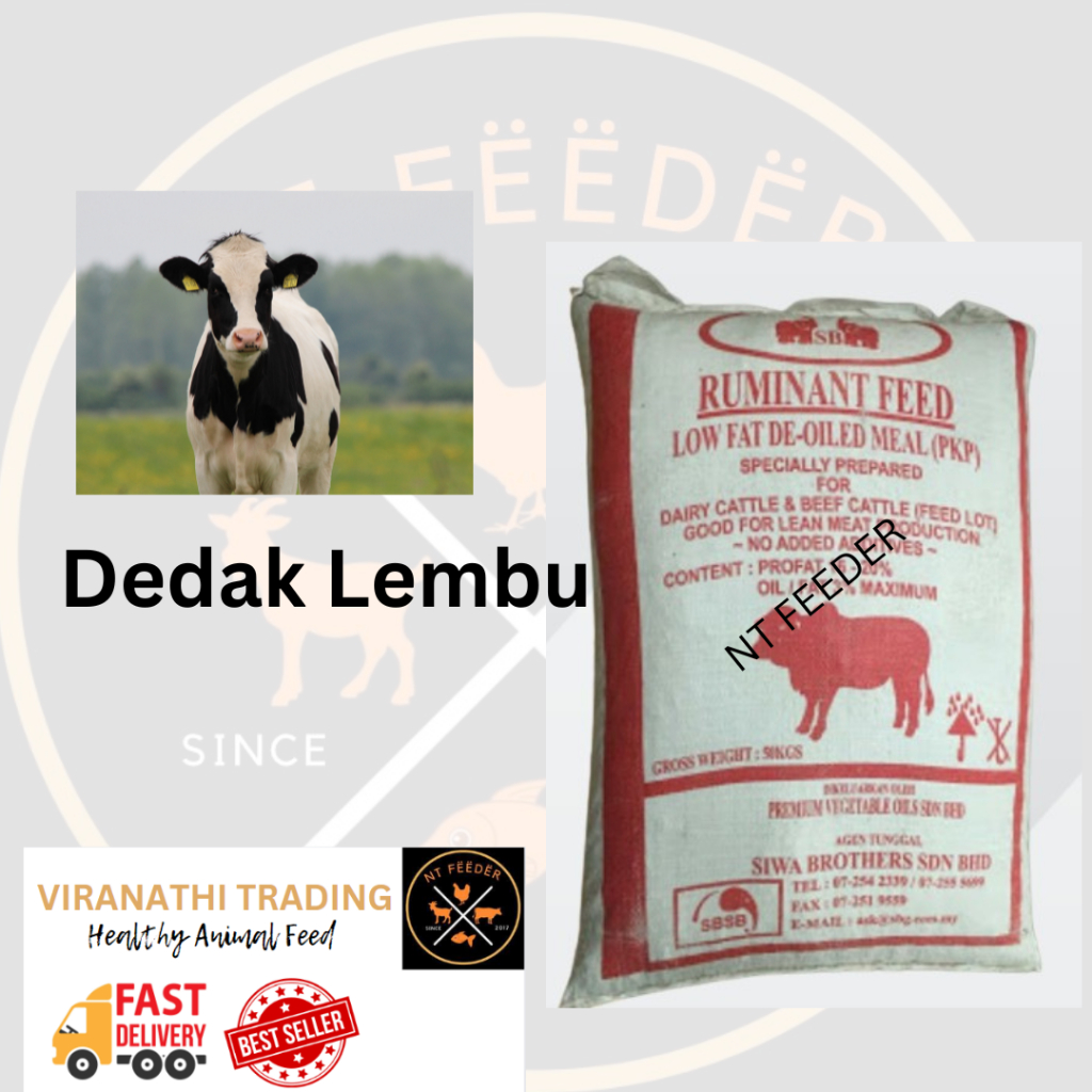 PKP SIWA BROTHERS DEDAK JOHOR 50KG[Makanan Penggemuk Lembu] | Shopee ...