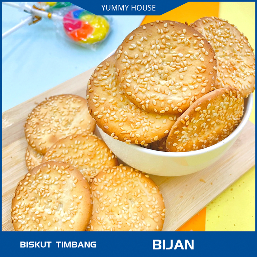 BISKUT TIMBANG / HUP SENG BISKUT BIJAN / SESAME BISCUIT/ CHILDHOOD ...