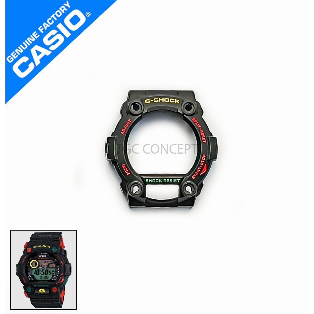 ORIGINAL BEZEL REPLACEMENT PART FOR WATCH G-SHOCK G-7900RF-1 MAT MOTO ...