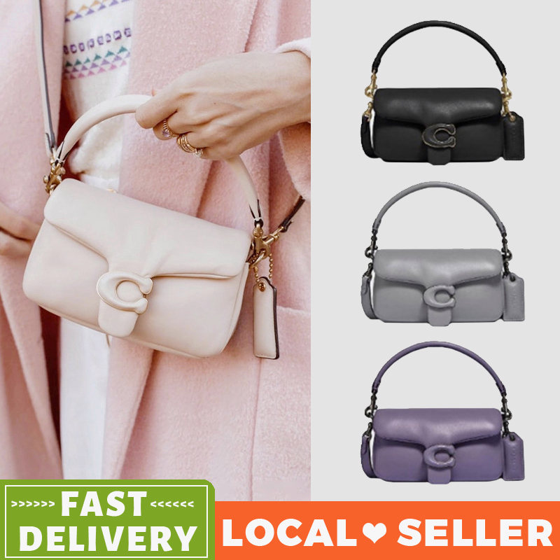 COACH Pillow Tabby Shoulder Bag 18 COACH Nappa Sheepskin Tote Cross ...