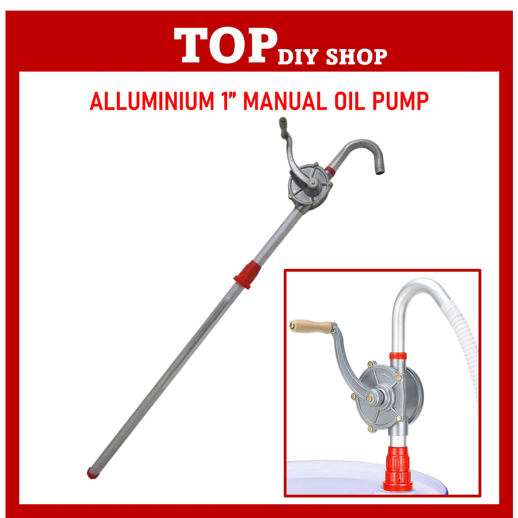 Oriental & Faris Oil Pump 1" Heavy Duty Hand Rotary Aluminium Manual ...